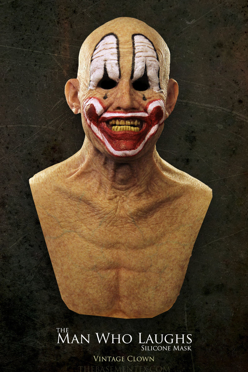 The Man Who Laughs Silicone Mask | Clown Silicone Mask Evil Maniac